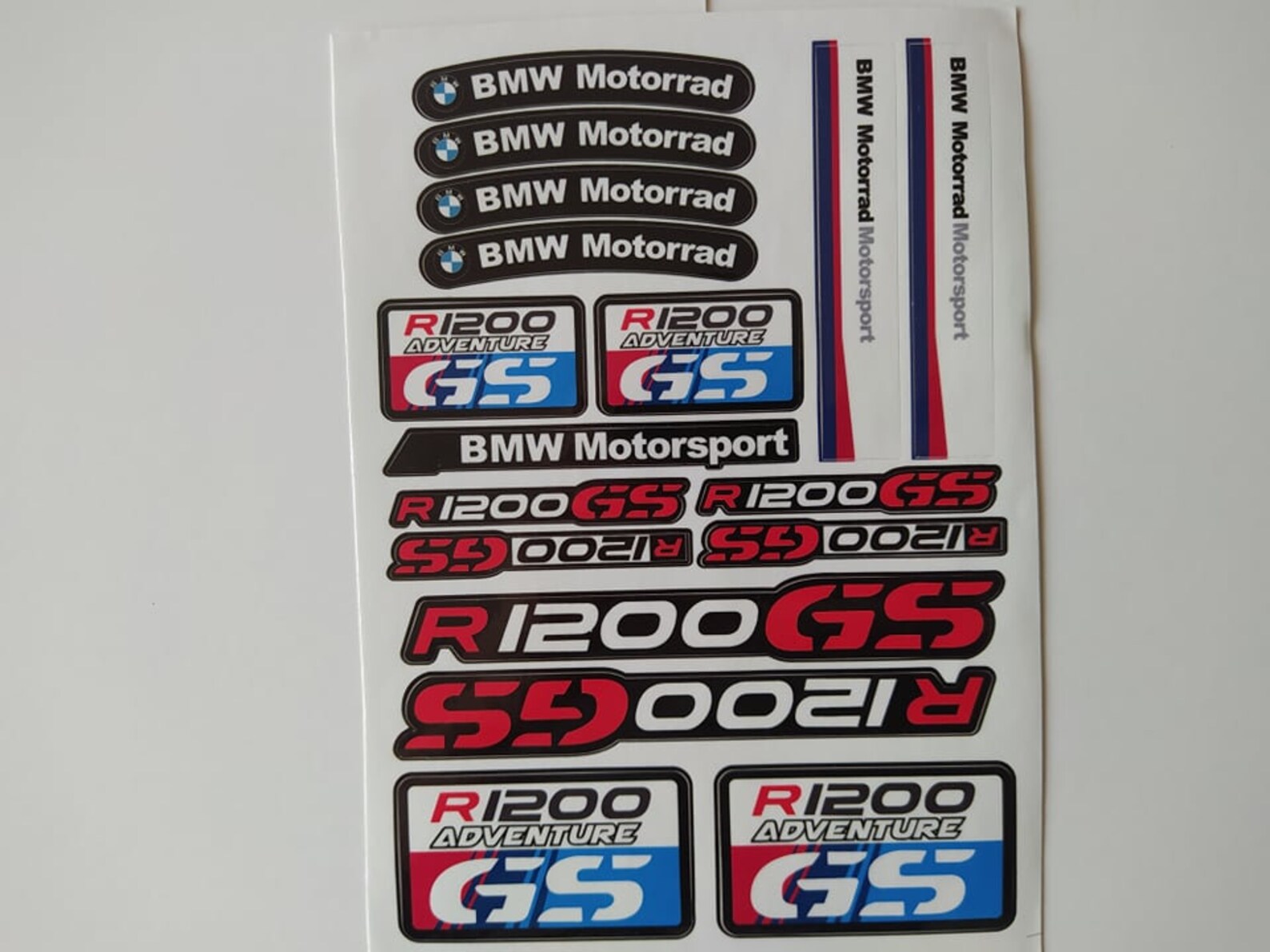 BMW R1200 GS Adventure Motorrad Motorcycle Quality Stickers - Etsy