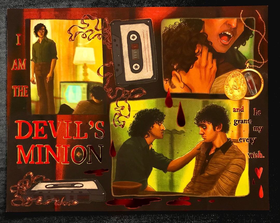 DEVIL'S MINION // Interview With the Vampire Foil Print - Etsy