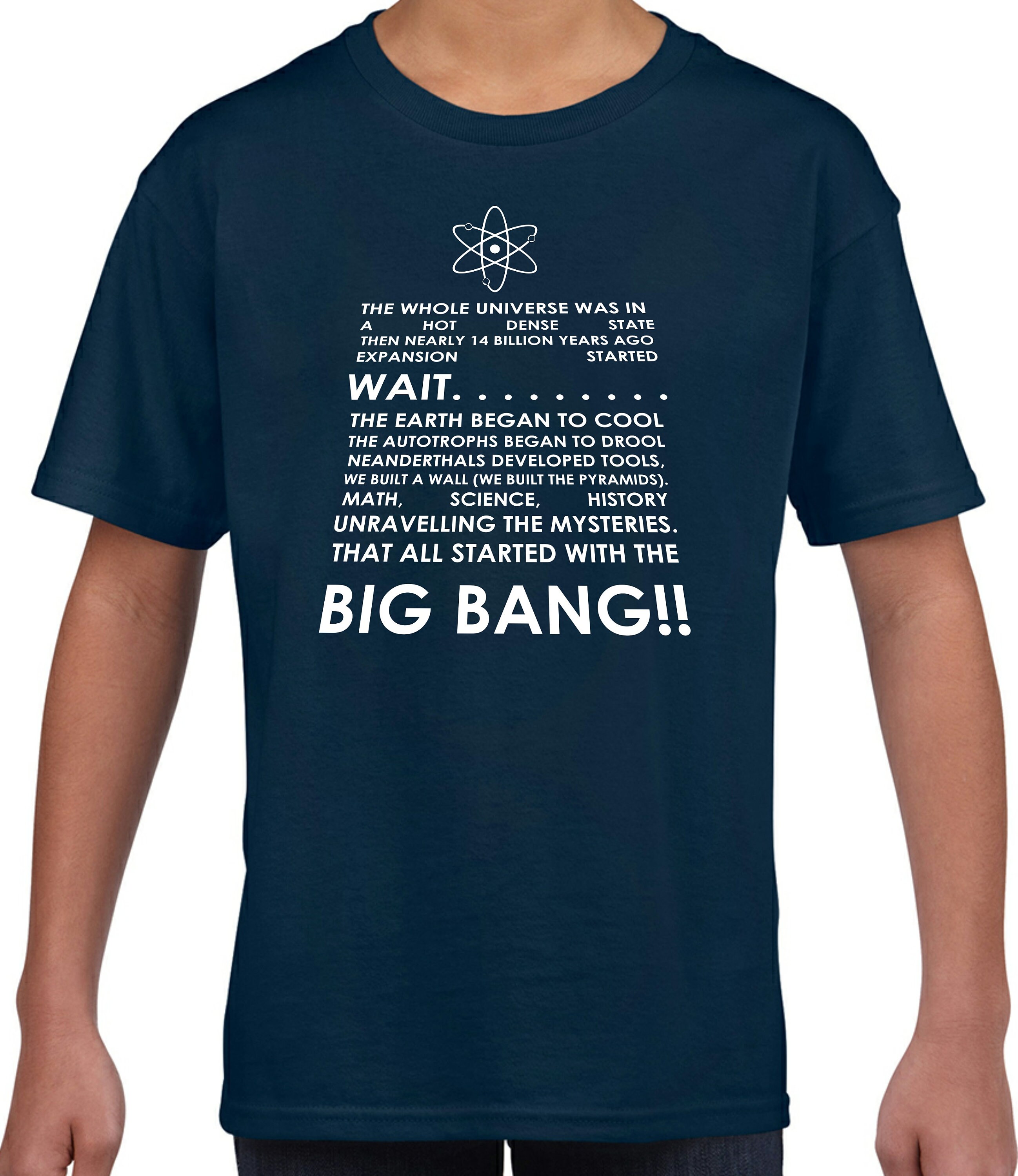 The Big Bang Theory Lyrics Childrens T-shirt - Etsy
