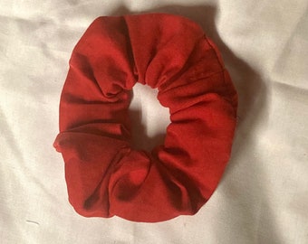 Red Scrunchie - Etsy