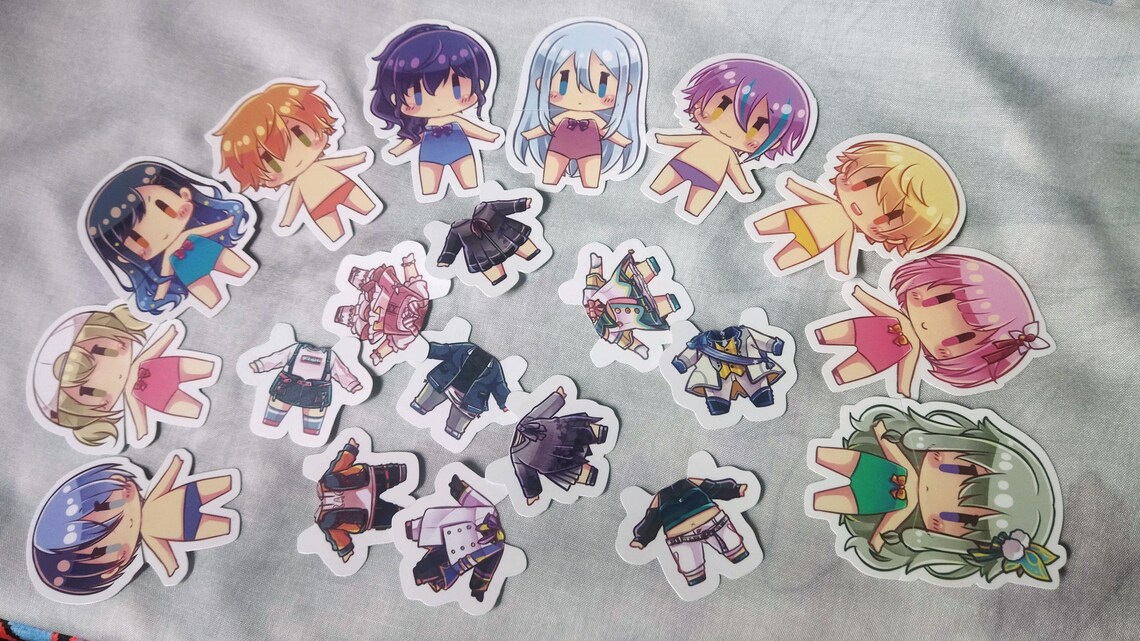 Project Sekai Dress up Game Paper Set by Kuriitama ( All Chara OC and ...