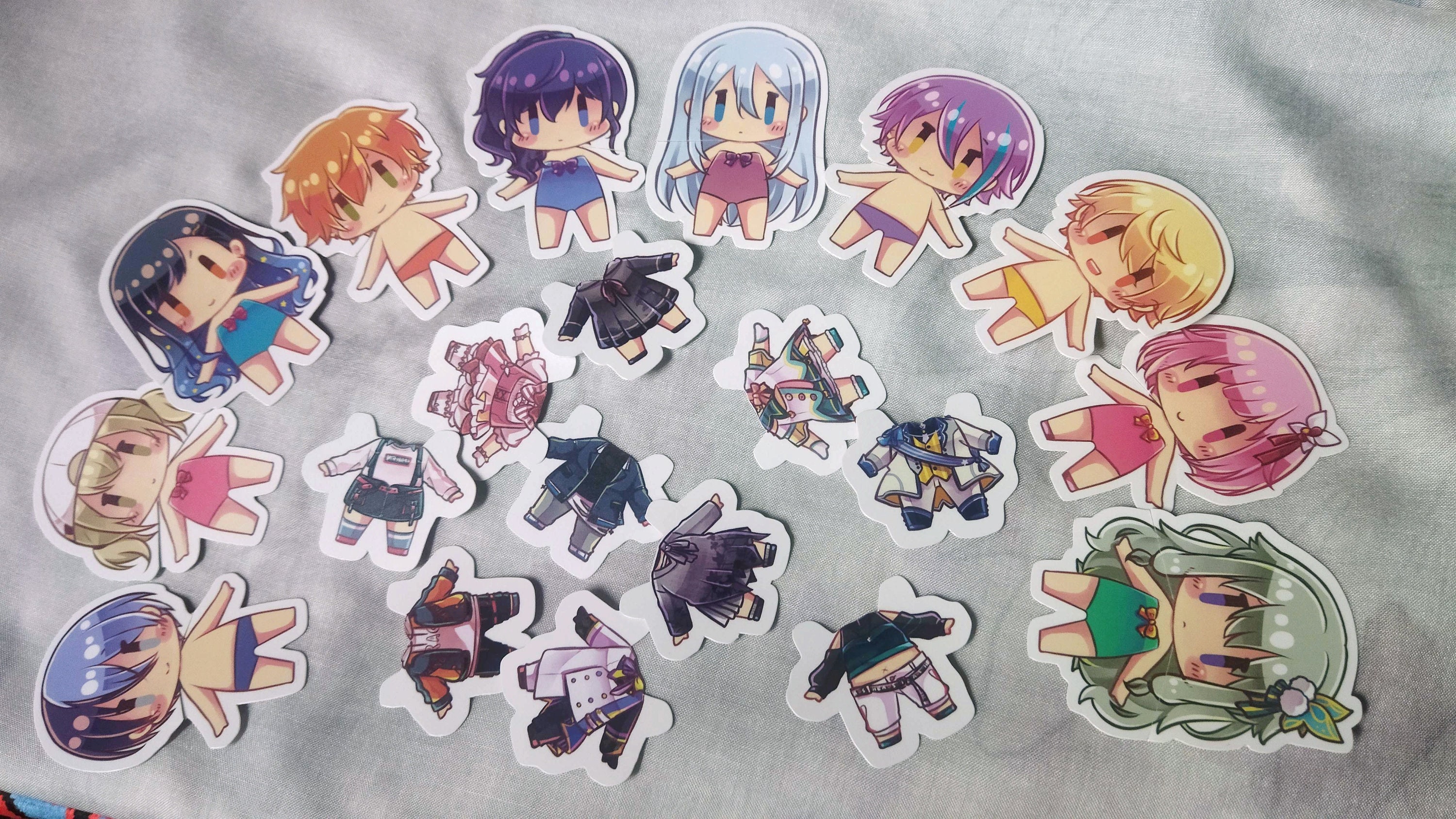 Project Sekai Dress up Game Paper Set by Kuriitama All Chara OC and VS ...