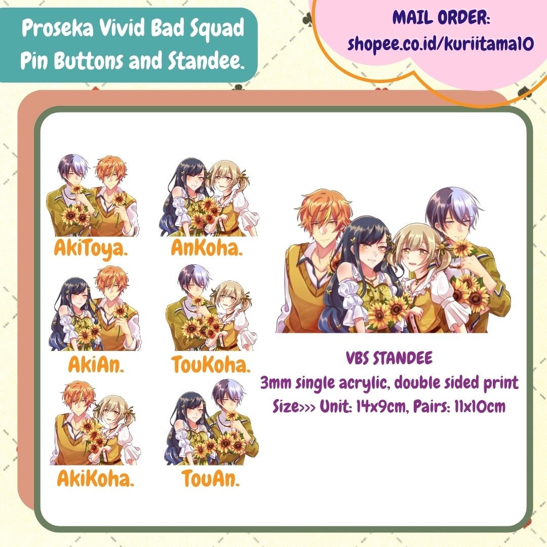 Vivid BAD SQUAD Standee Unit and Pair by Kuriitama - Etsy