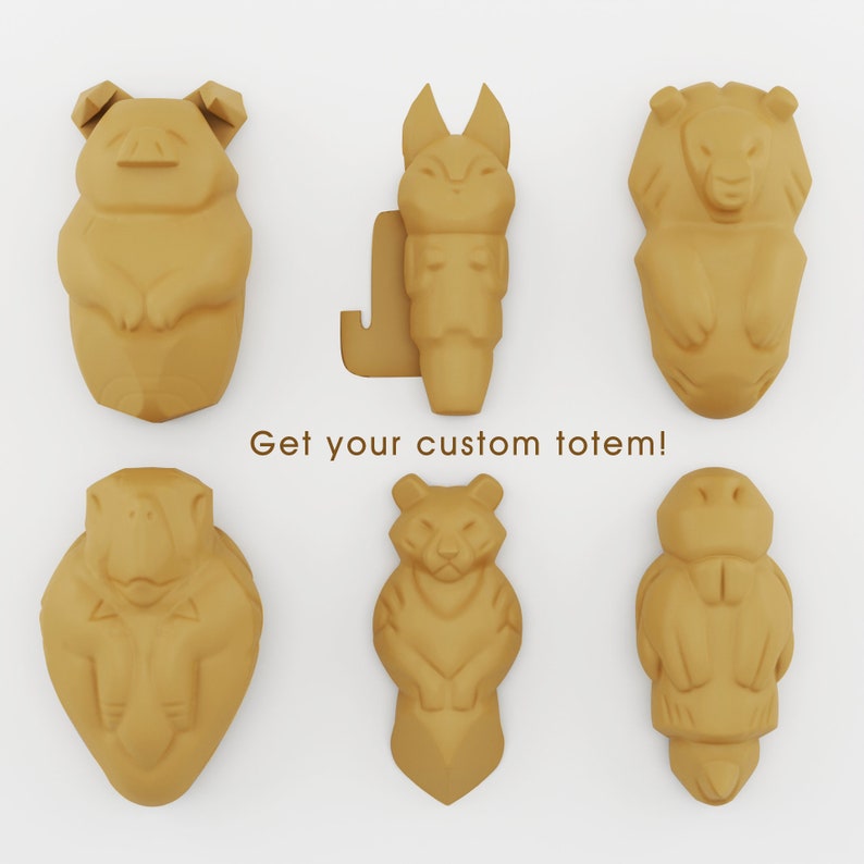 Pendant Brother Bear Totem Customizable | Etsy Australia