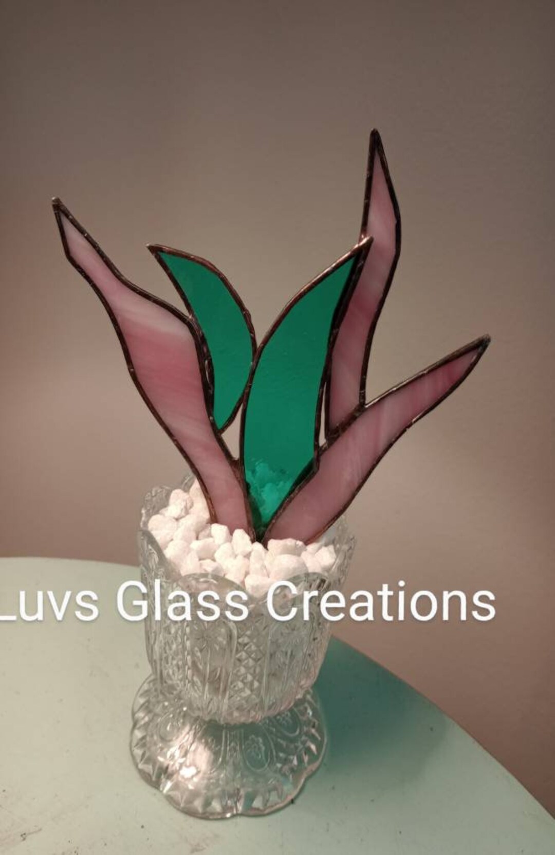 Stain Glass Seaweed Sculpture. - Etsy