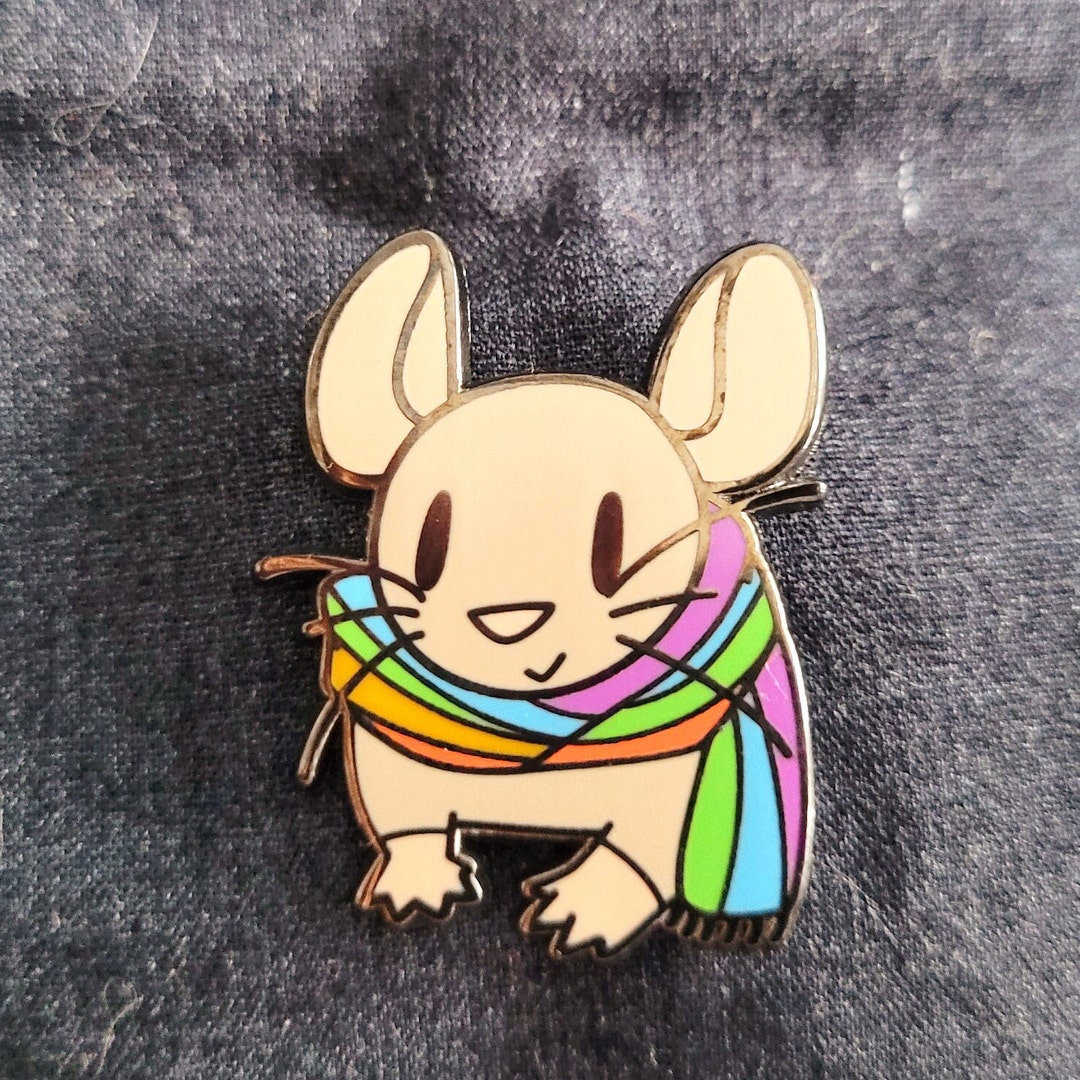 Subtle LGBTQ Pride Rat Enamel Pin Coming Out Gift - Etsy UK