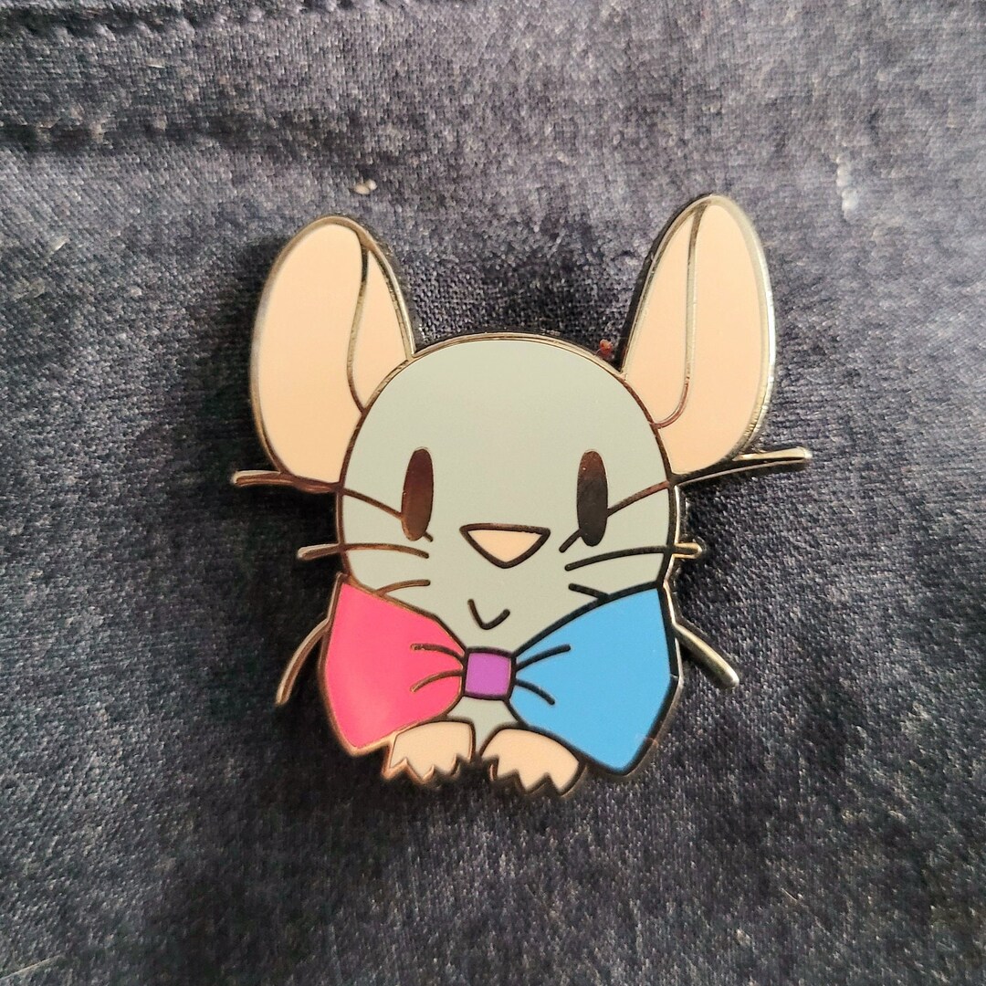 Subtle Bisexual Pride Rat Enamel Pin | Coming Out Gift | Stealth Pride ...