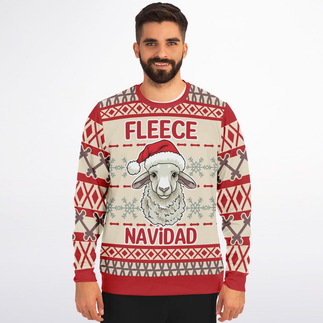 Fleece Navidad Sweatshirt, Feliz Navidad Shirt, Cute Christmas Shirt ...