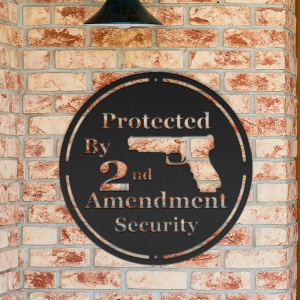 2nd Amendment Metal Signs - Etsy