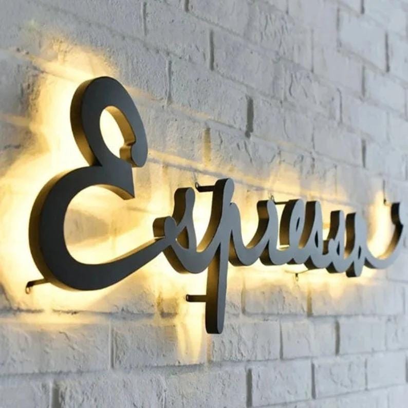 Custom Backlit Sign | Backlit Logo Sign | Custom Business Sign | LED ...