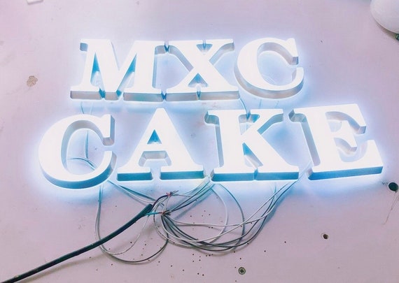 Custom Logo Sign-custom Lightbox-backlit Logo Sign Frontlit | Etsy