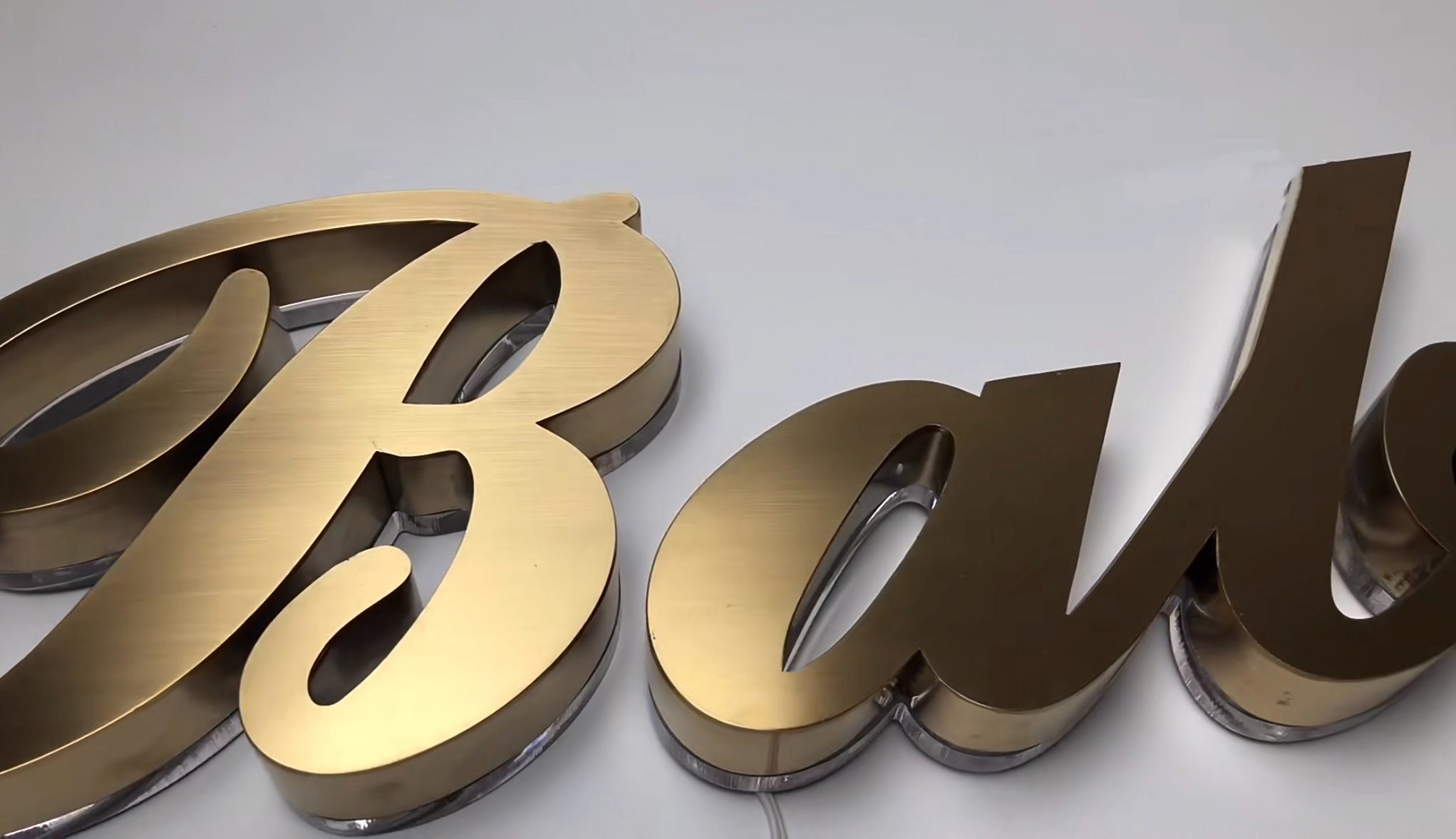 Custom Business Sign 3d Backlit Sign Metal Business Signs Custom ...