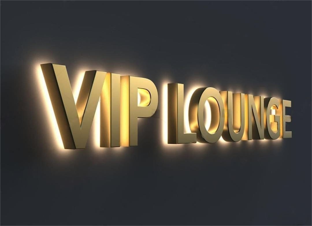 Custom Business Sign 3d Backlit Sign Metal Backlit Signs Custom Acrylic ...