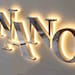 3D Backlit Sign Custom Metal Backlit Sign 3D Logo Sign Office Wall Sign ...