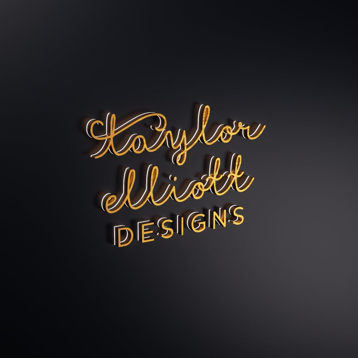 Custom 3D Backlit Sign 3D Metal Business Sign Metal LED - Etsy