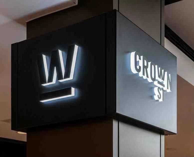 Custom Business Sign Metal Backlit Sign Acrylic Led Sign - Etsy