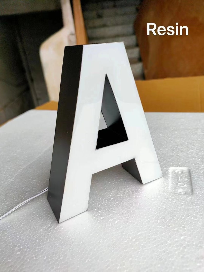 Custom 3D Backlit Sign 3D Metal Business Sign Metal LED - Etsy