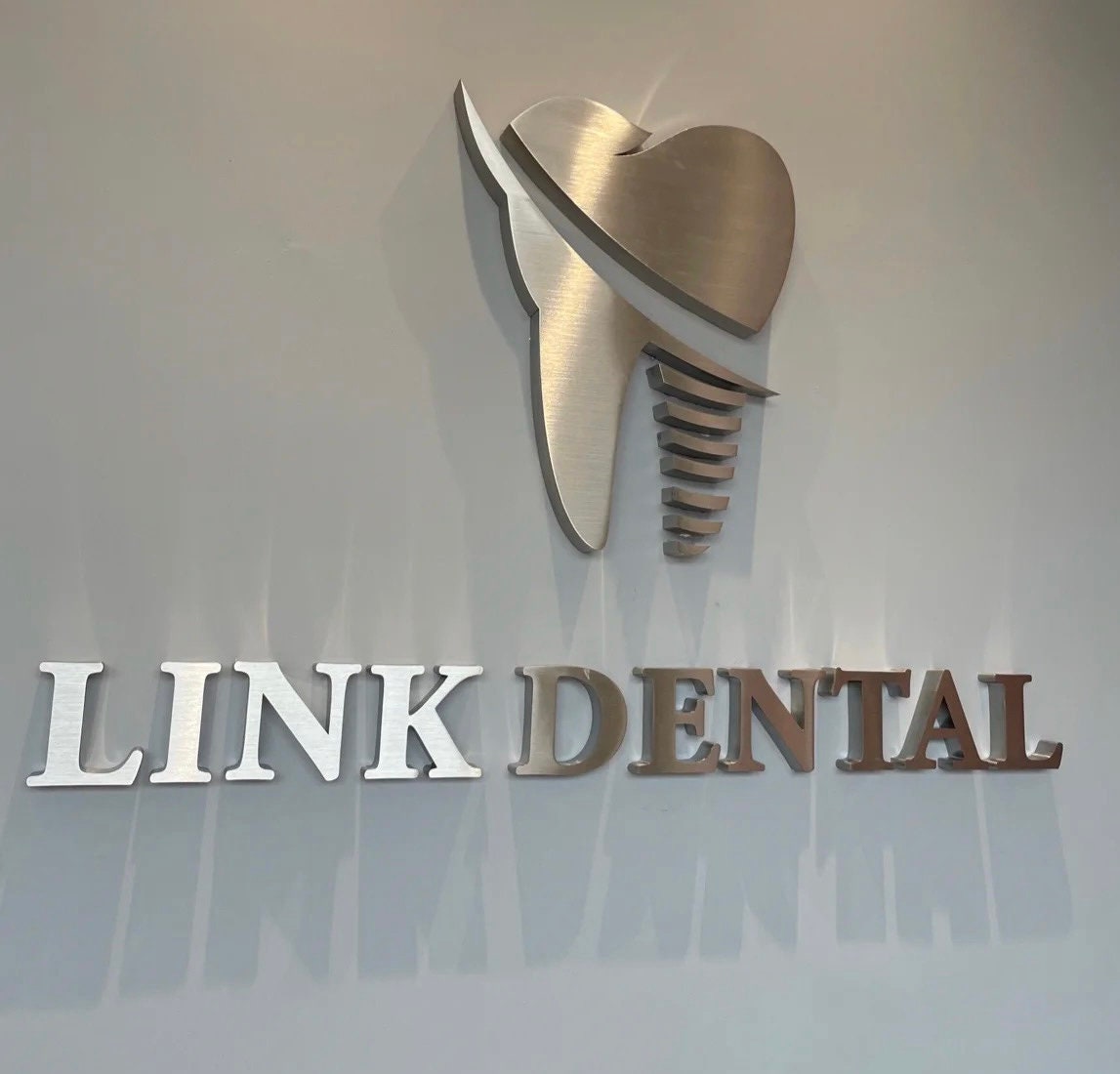 3D Backlit Sign Custom Metal Backlit Sign 3D Logo Sign - Etsy