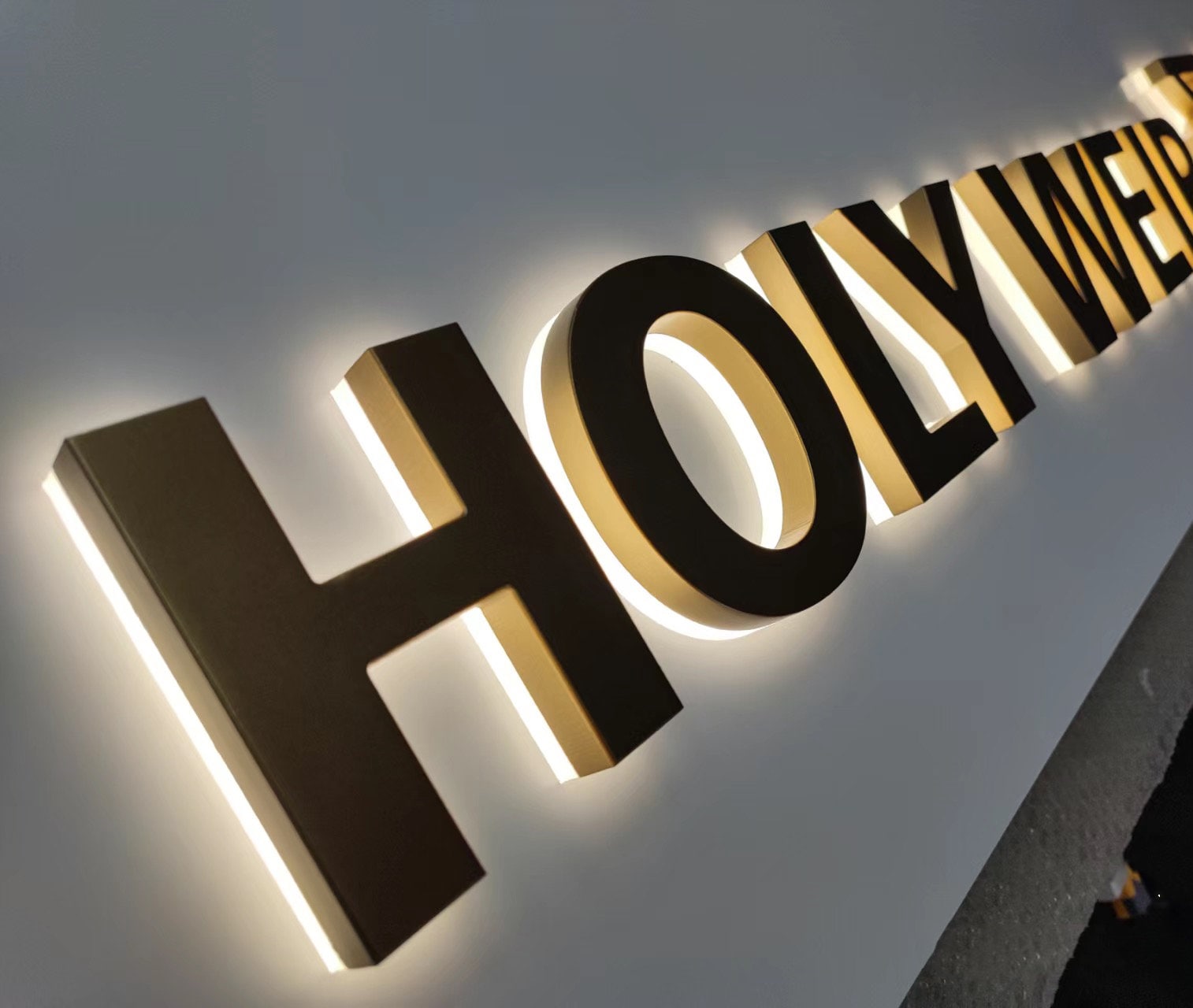 Custom Business Sign | 3d Backlit Sign | Metal Backlit Signs | Custom ...