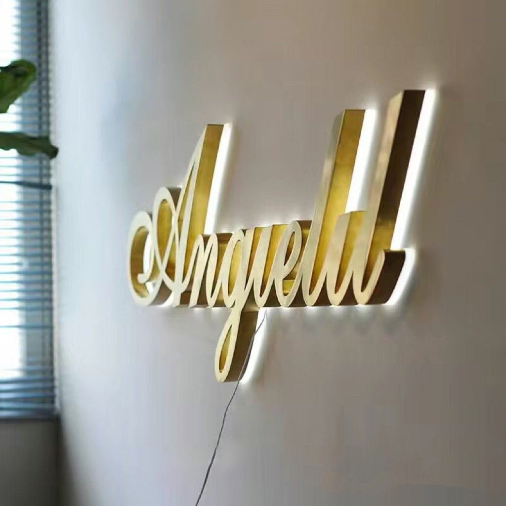 Custom Business Sign | 3d Backlit Sign | Metal Backlit Signs | Custom ...