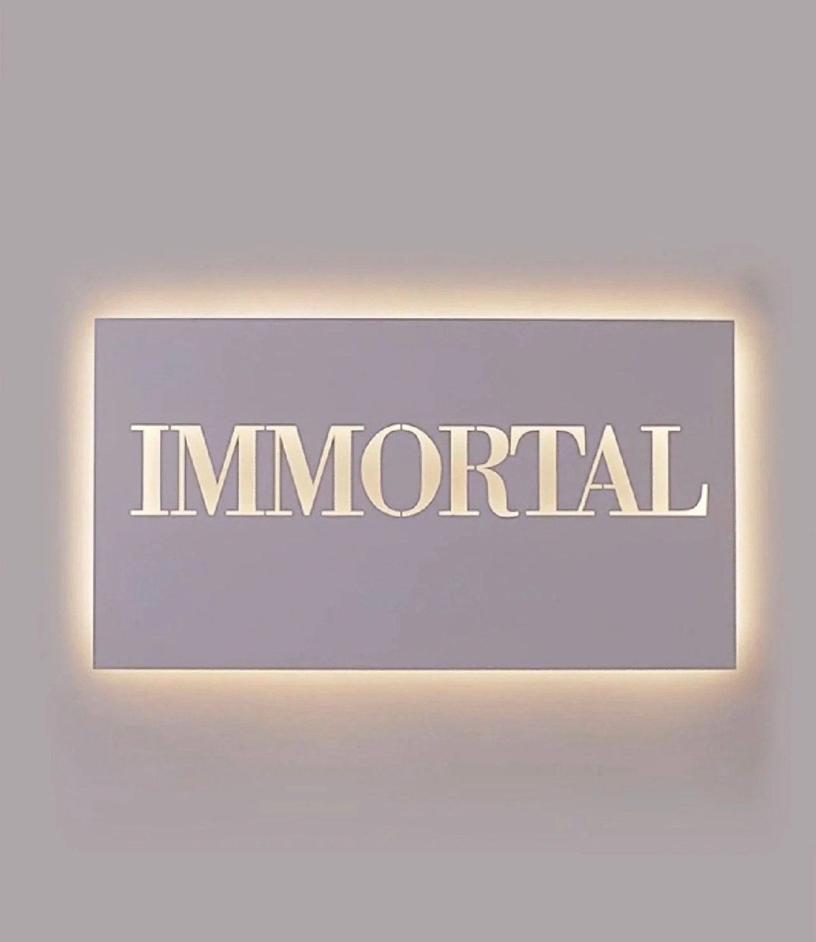 3D Backlit Sign Custom Metal Backlit Sign 3D Logo Sign - Etsy