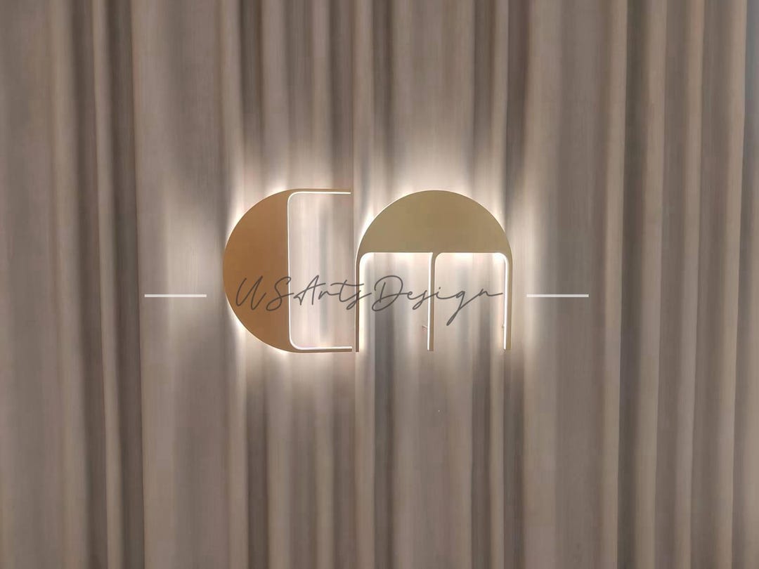 Custom Business Logo Sign, Custom Laser Cut Business Sign, LED Sign for ...