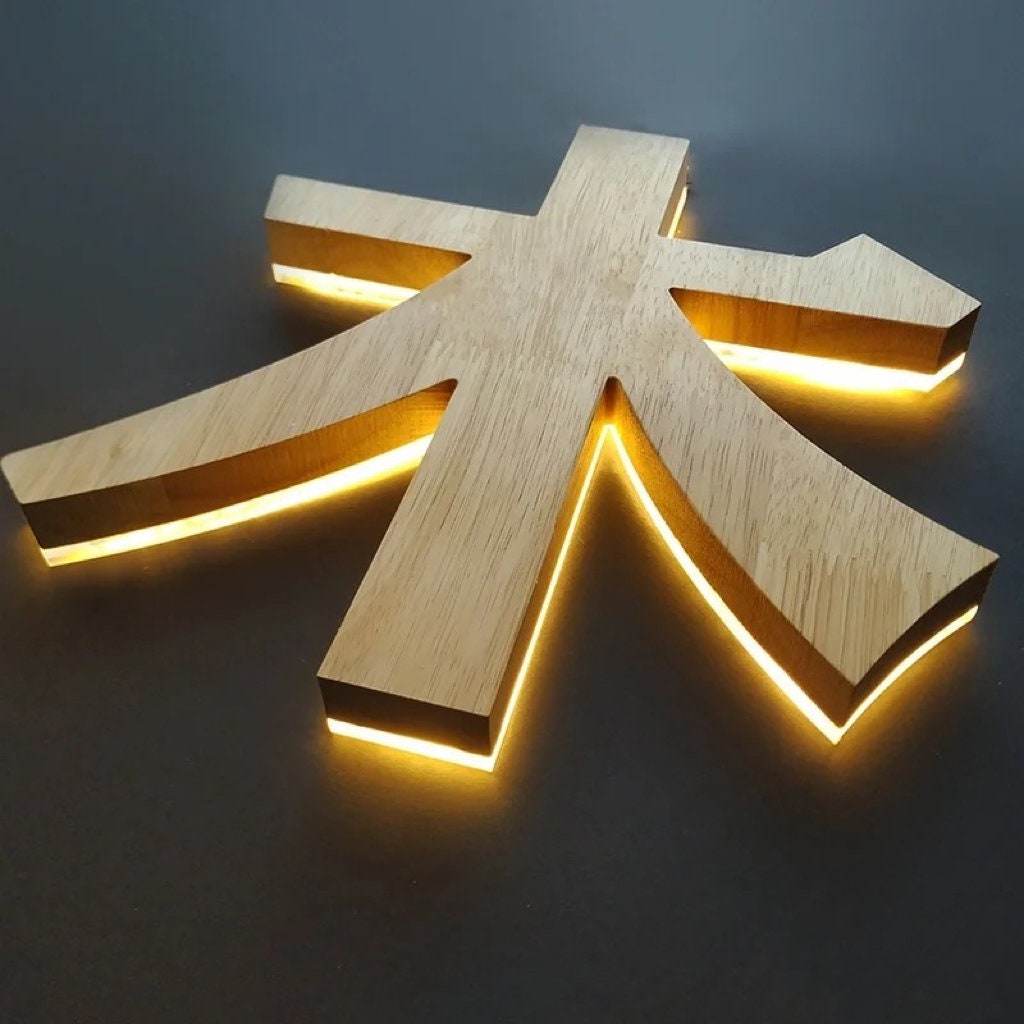 Letrero comercial personalizado / Letrero retroiluminado 3d / - Etsy México