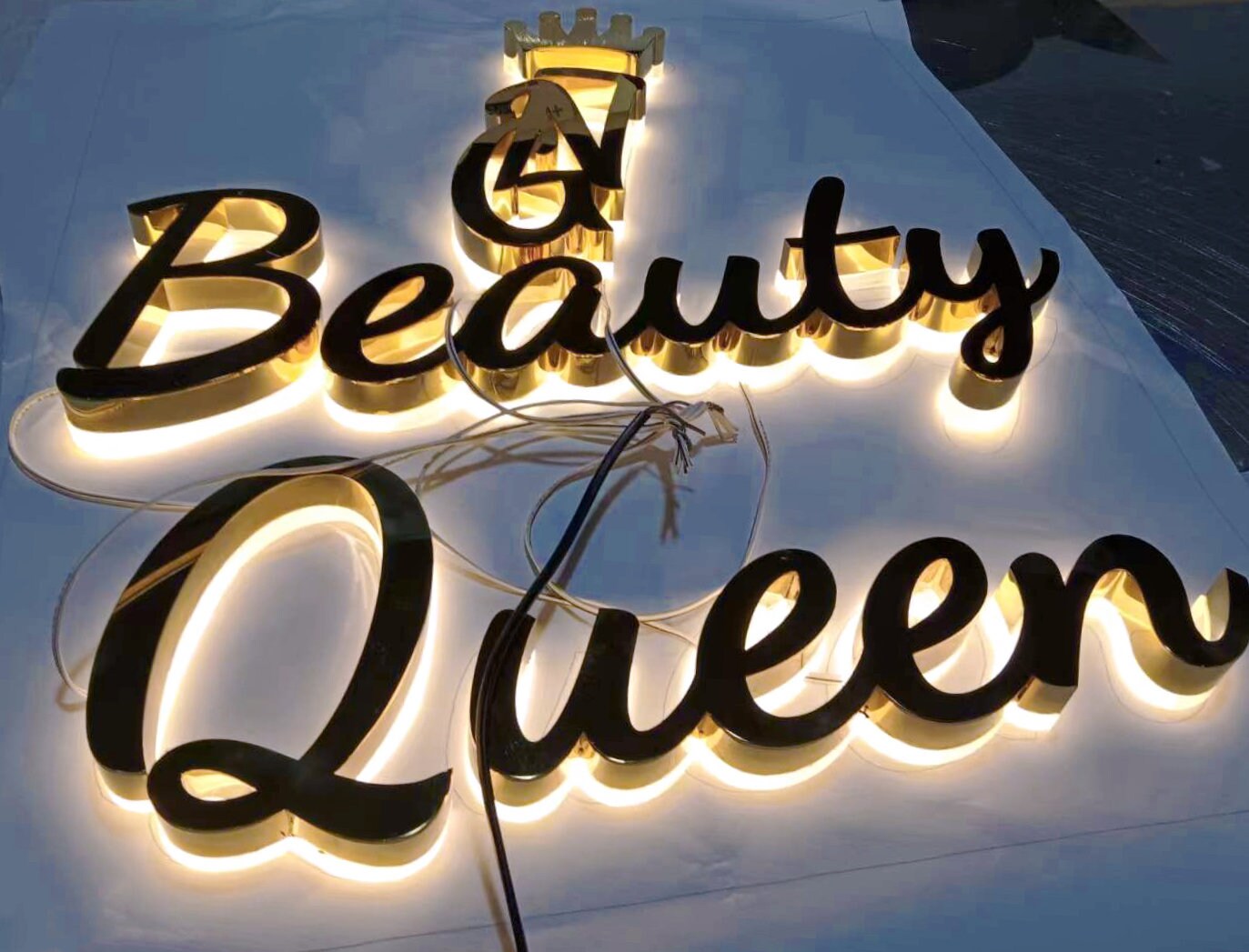 Custom Business Sign 3d Backlit Sign Metal Backlit Signs Custom Acrylic ...