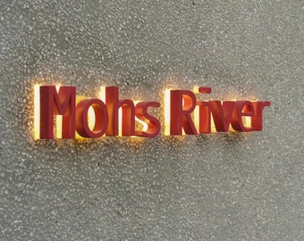 Business Sign, 3d Backlit Sign, Salon Decor, Metal Sign, Custom Metal ...