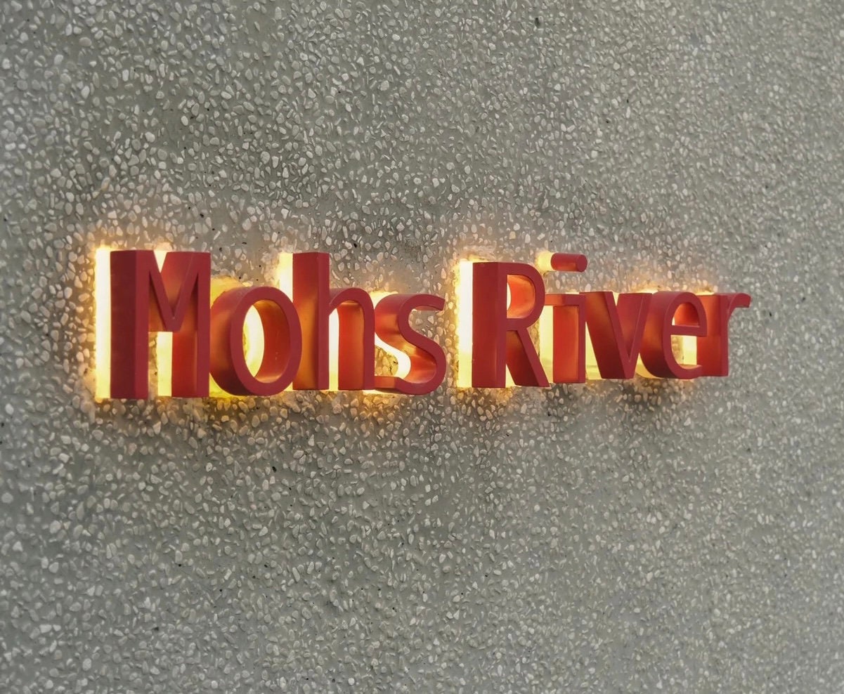 Custom 3D Backlit Sign | 3D Metal Business Sign | Metal LED Sign ...
