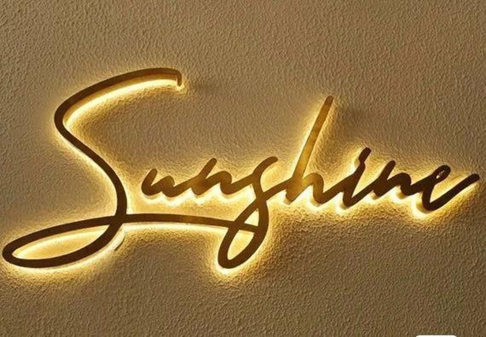 Custom Neon Sign| Custom Business Sign| Home Wall Decor| Custom Backlit ...