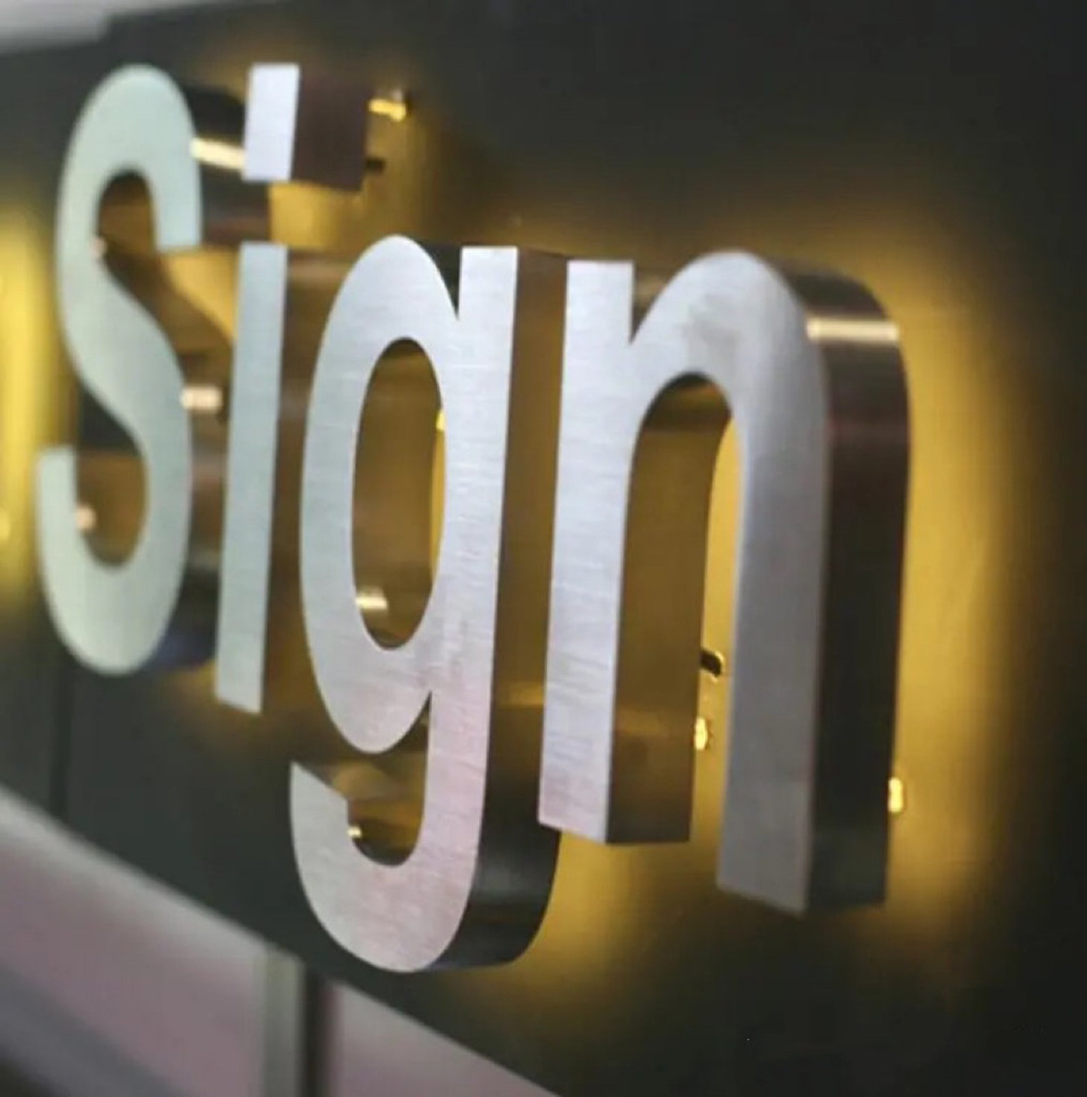 Custom Business Sign | 3d Backlit Sign | Metal Backlit Signs | Custom ...