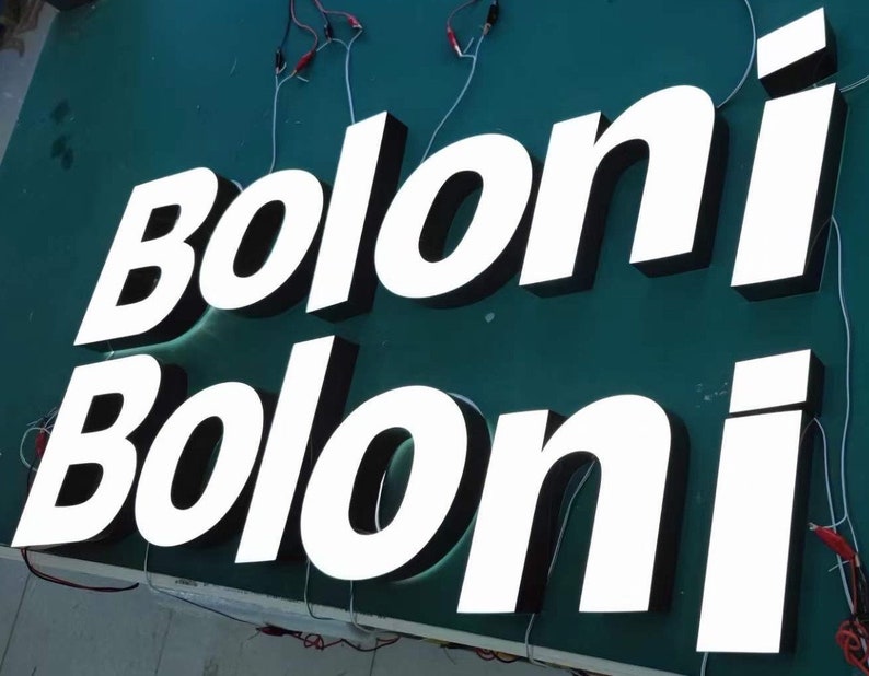 Custom Business Sign 3d Backlit Sign Metal Backlit Signs - Etsy