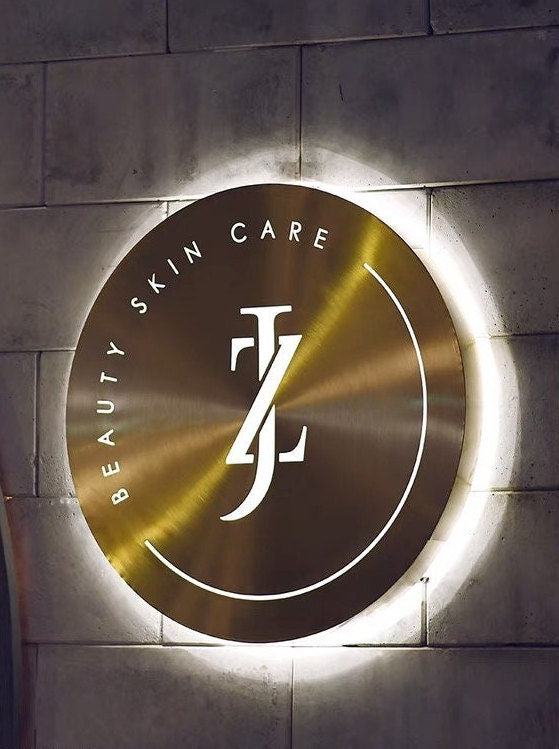 Custom Business Sign 3d Backlit Sign Metal Backlit Signs Custom Acrylic ...