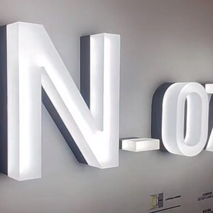 Custom Business Sign | 3d Backlit Sign | Metal Backlit Signs | Custom ...