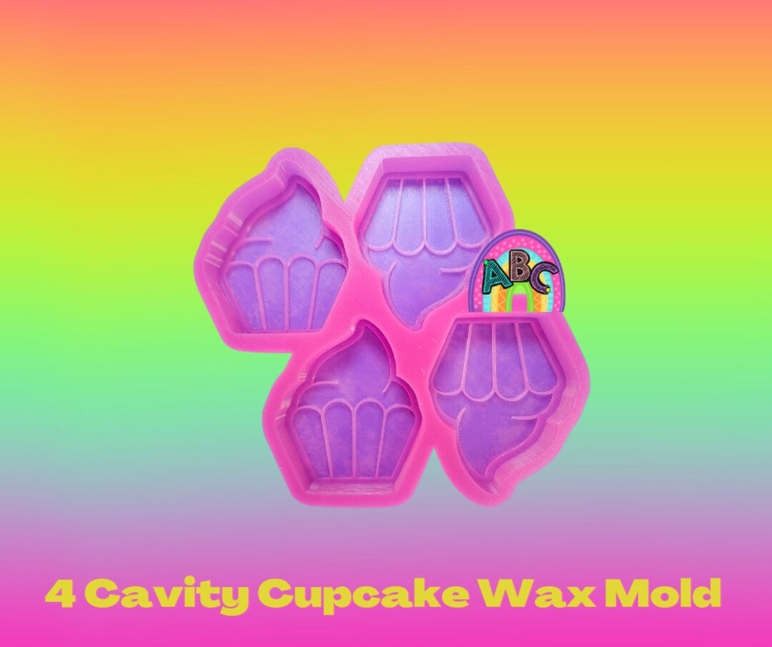 Cupcake Wax Melt Mold Wax Tart Mold Birthday Wax Mold - Etsy