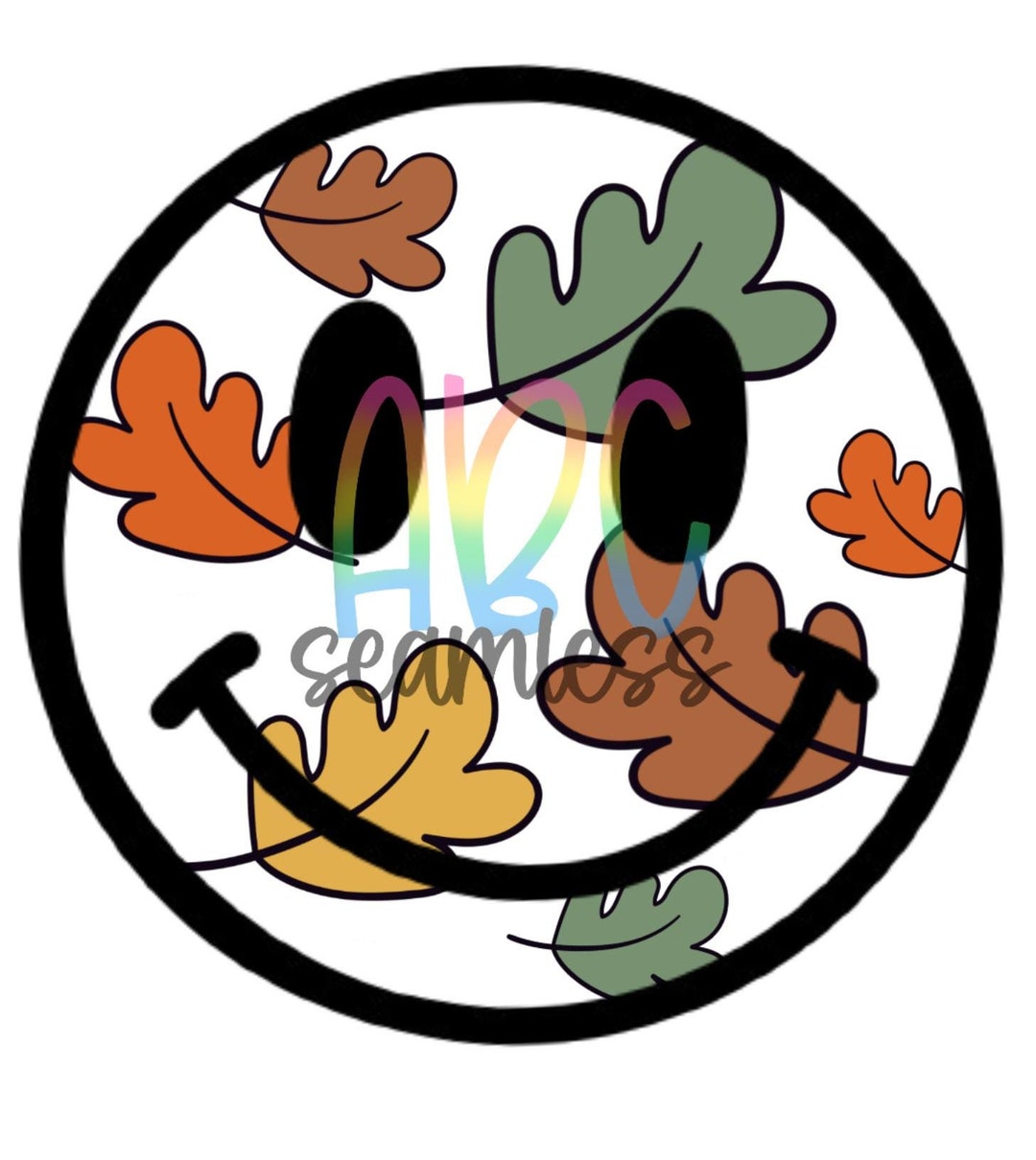 Fall Smiley Png Digital Download - Etsy