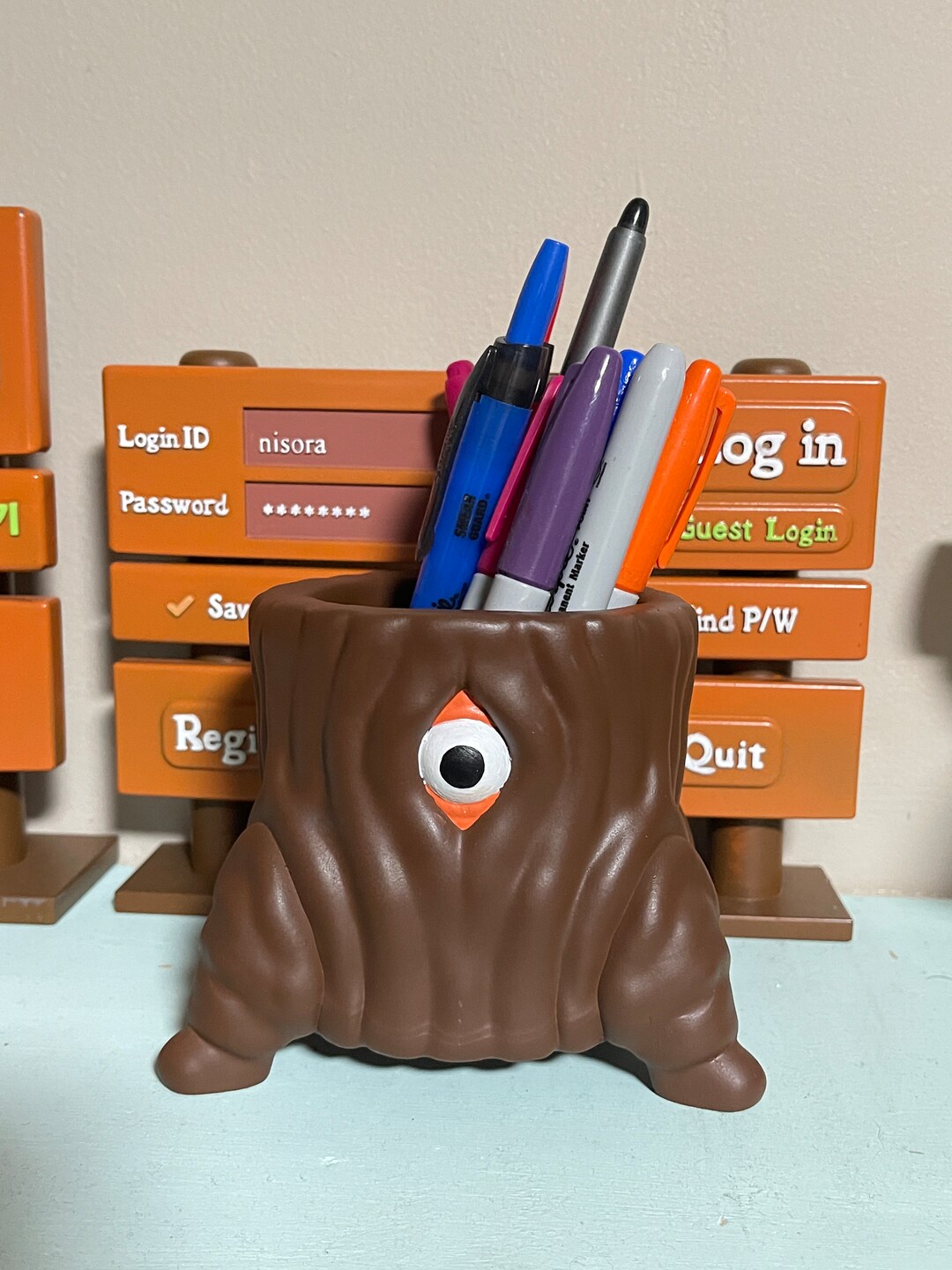 Maplestory Stump Pencil Holder - Etsy