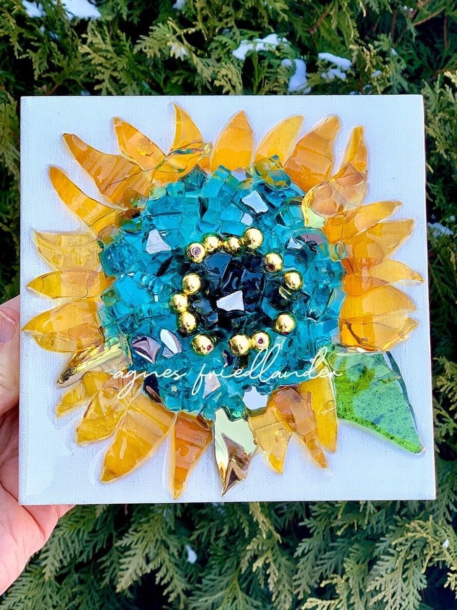 Sunflower Resin Art - Etsy