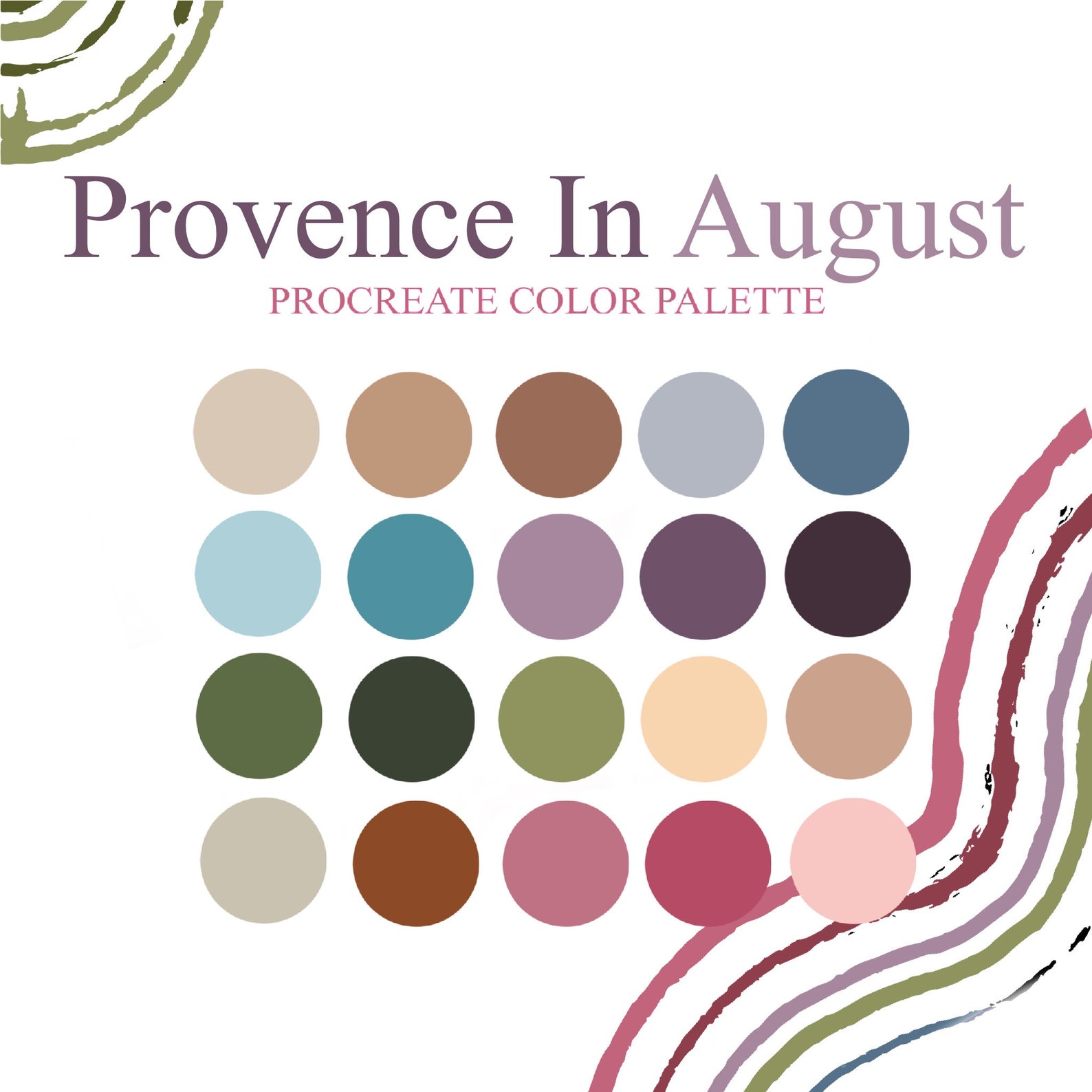 Procreate Color Palette / Procreate Palette/ Ipad Pro / Bonus - Etsy