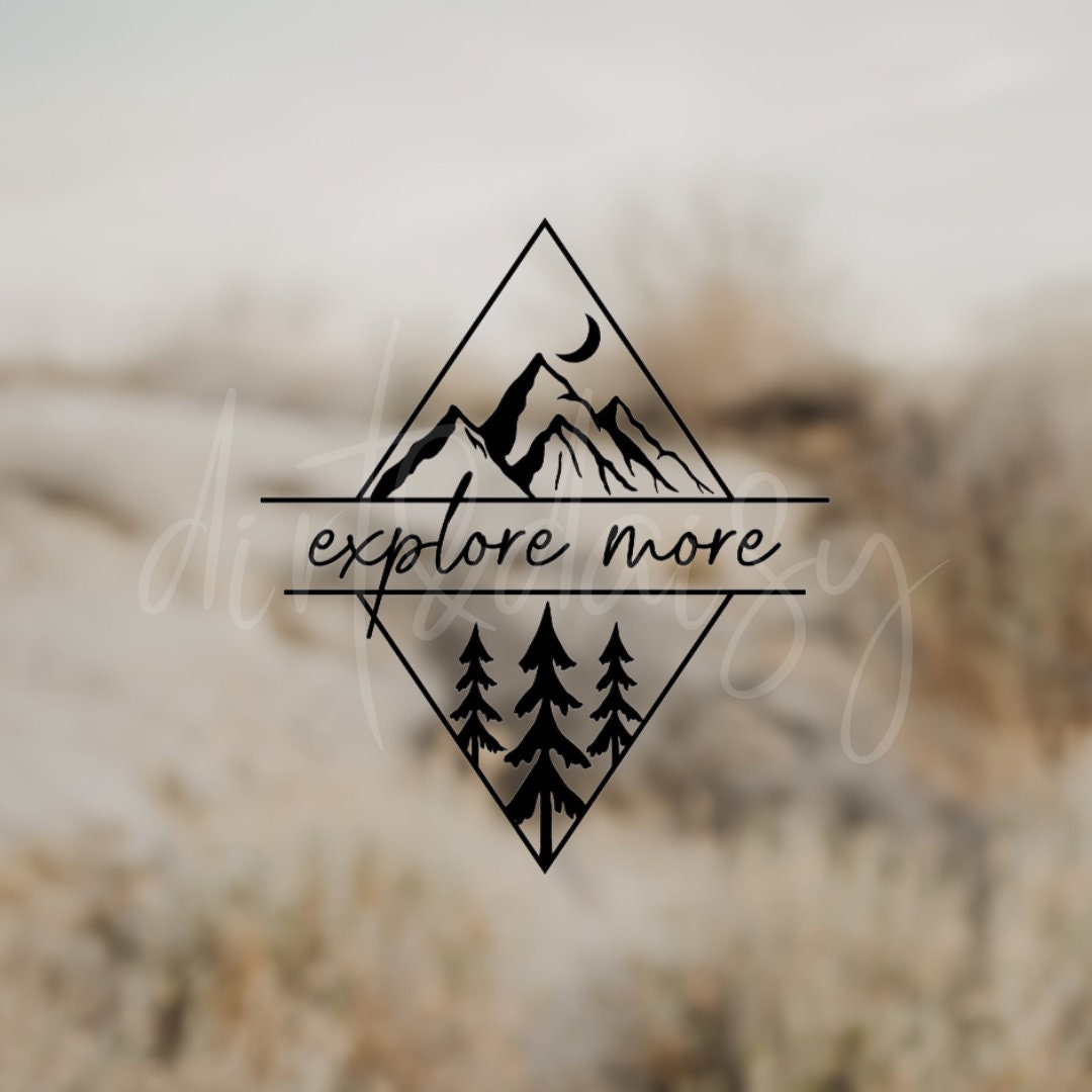 Explore More Decal, Outdoorsy Decal, Mountain Decals, Explore More ...