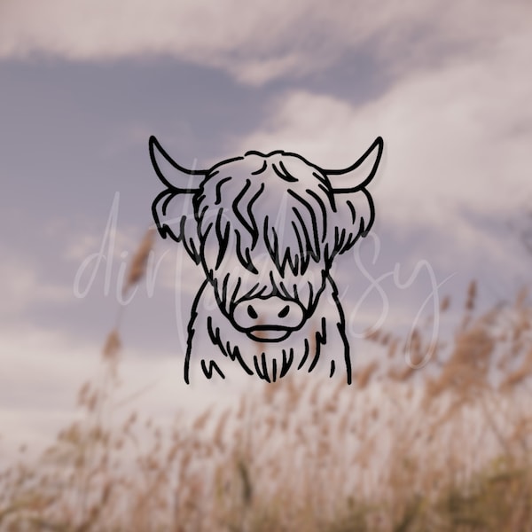 Cow Decal - Etsy