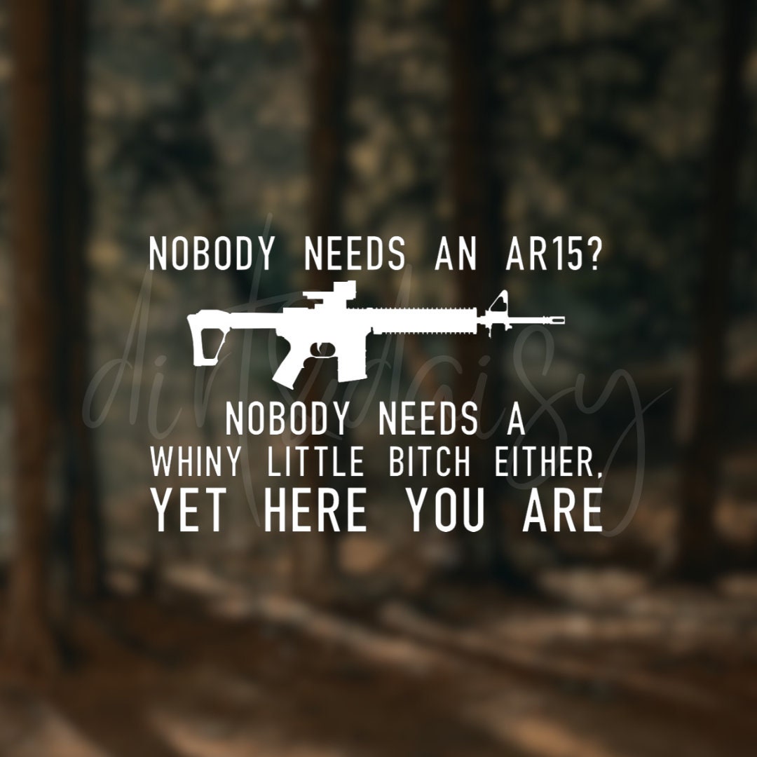 AR15 Decal, AR15 Stickers, Pro Gun Decals, Pro Gun Stickers, Truck ...