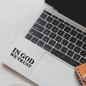 In God We Trust Decal, God Decal, Faith Decals, Christians Stickers ...