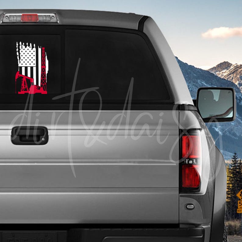 Oilfield Decal, Oil Rig Decal, Oilfield Stickers, Gifts for Men, Truck ...