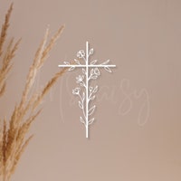 Cross Decal - Etsy