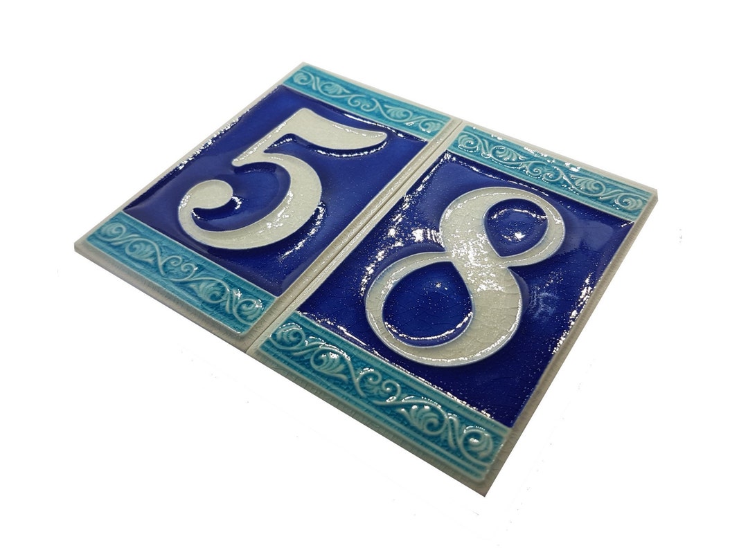 Hand-painted Rome-styled Blue and White Phosphorescent Ceramic Custom ...