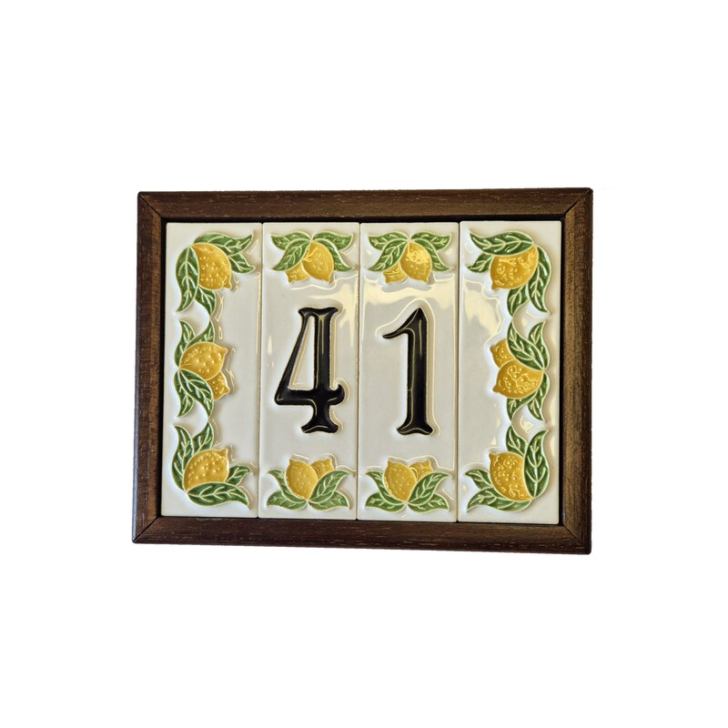 Ceramic House Numbers - Etsy