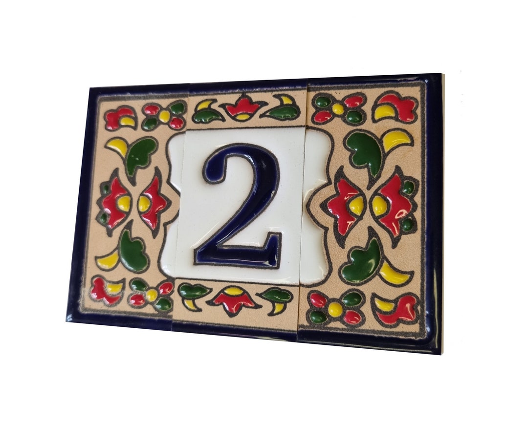 Spanish Mini-chilli Ceramic Tiles - Hand-painted 7.5 X 3.6 Cm - Letters ...