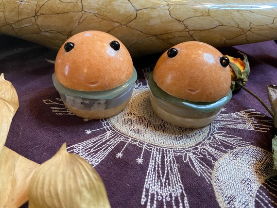 Burger Crystal Carving All Natural - Etsy